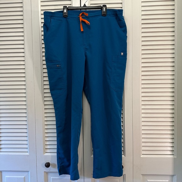 Figs | Pants & Jumpsuits | Figs Alps Blue Yola Xl Petite | Poshmark